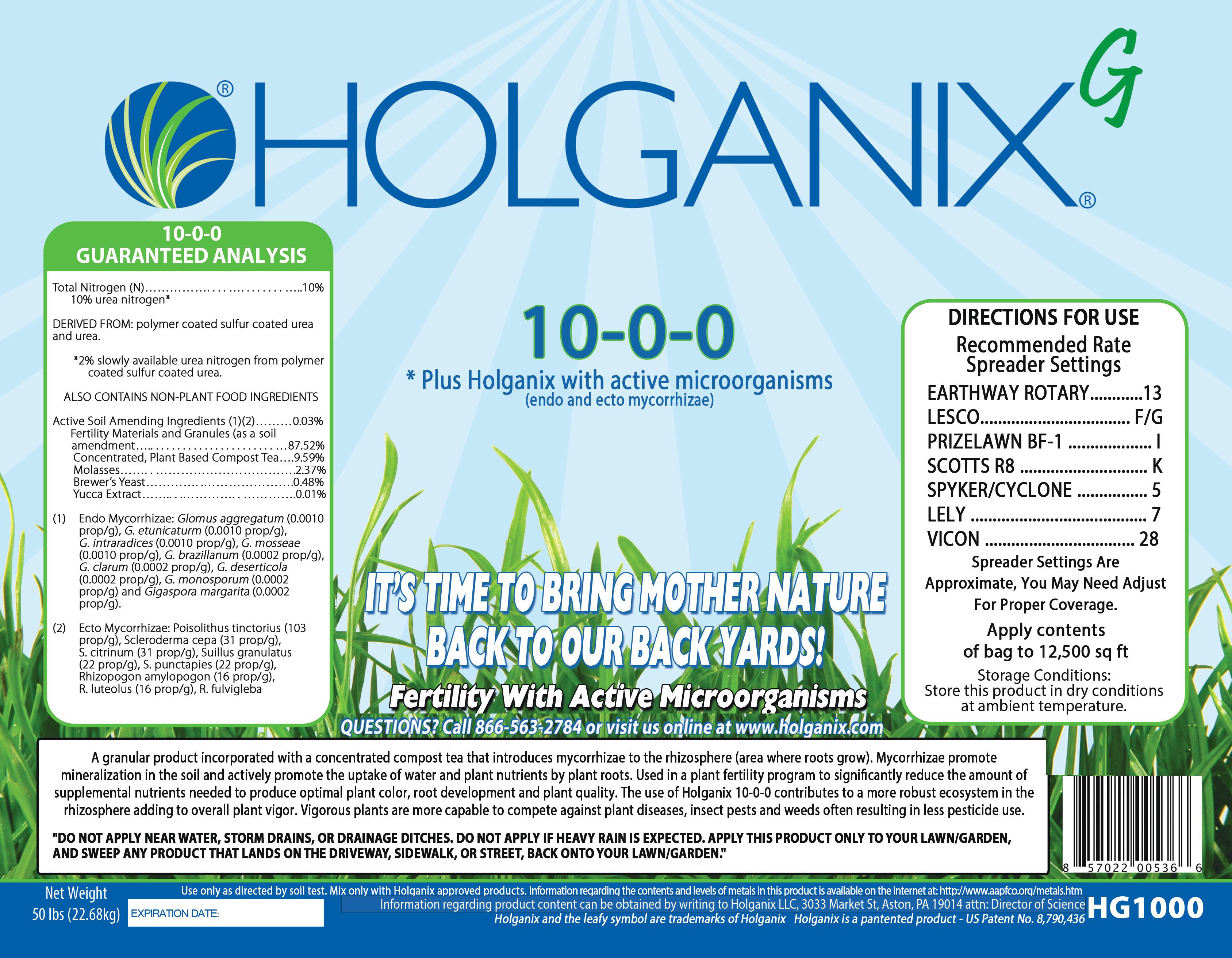 Holganix Granular Fertilizer