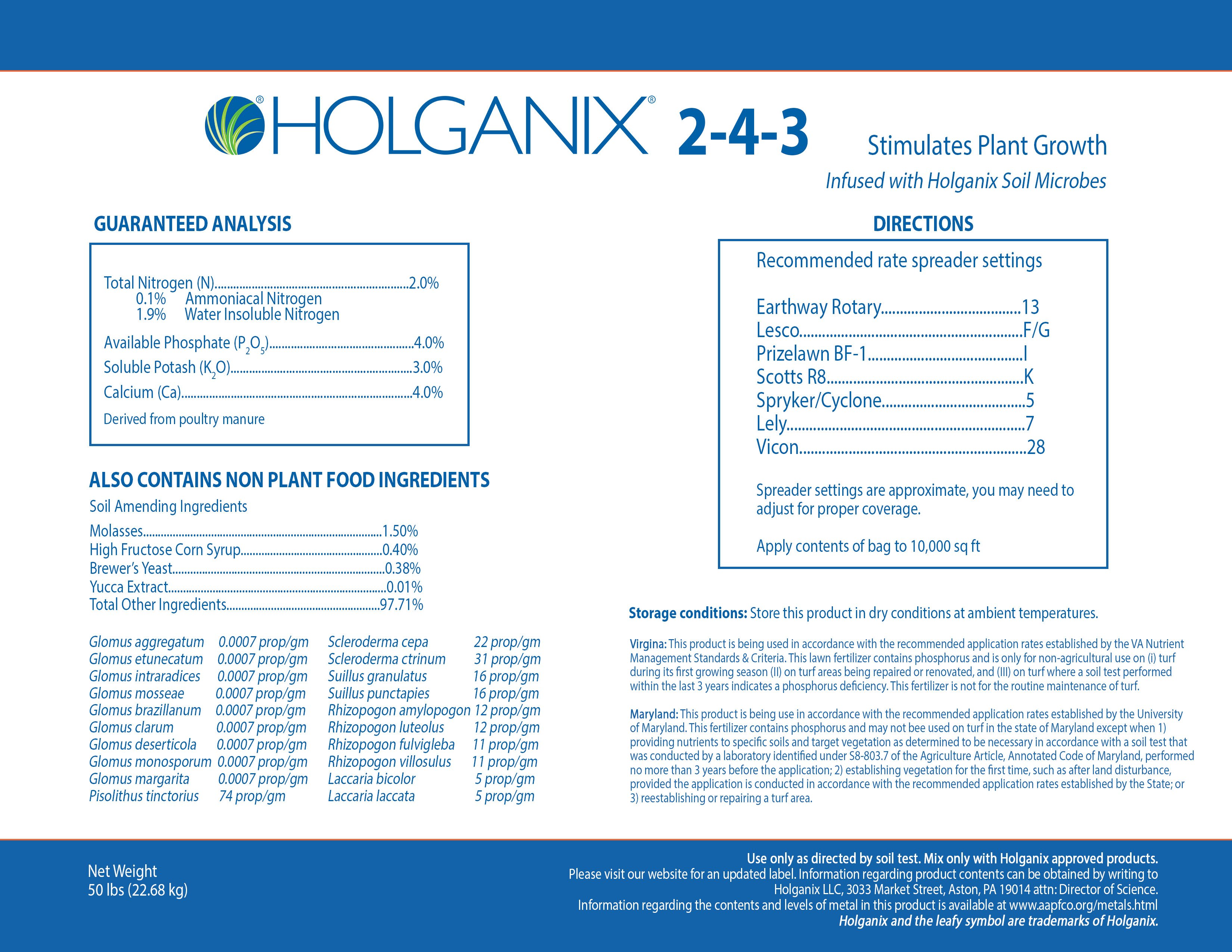 Holganix Granular Fertilizer